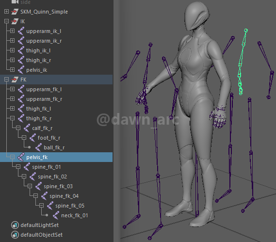 [Maya]Rigging 08 - IK FK Switch